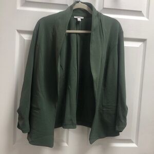 Bar III | Jackets & Coats | Bar Iii Ruched 34 Sleeve Knit Blazer ...